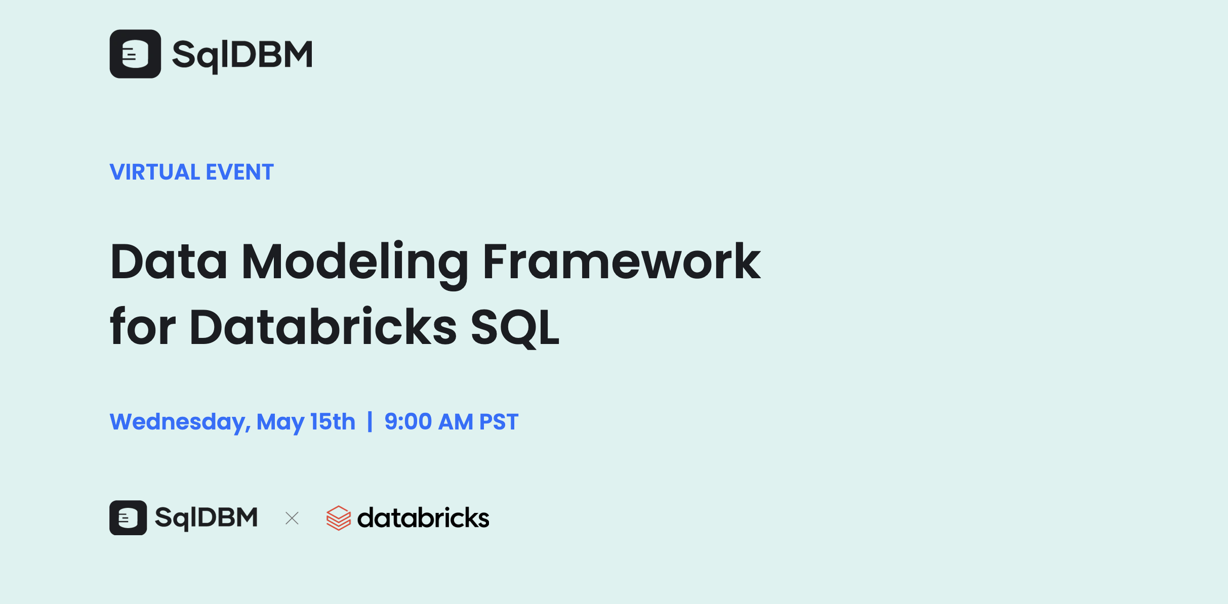 Data Modeling Framework for Databricks - Virtual Masterclass
